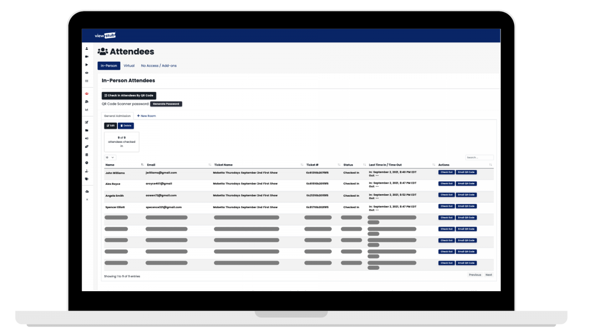 ViewStub Access - Event Ticketing Software