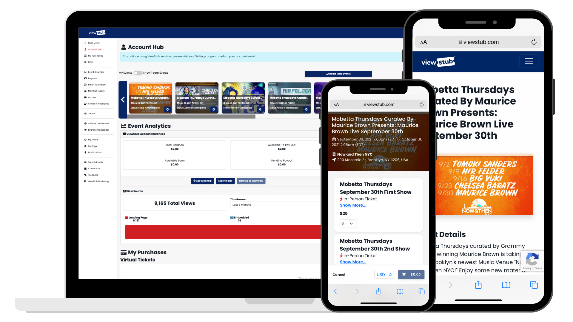 ViewStub Access - Event Ticketing Software