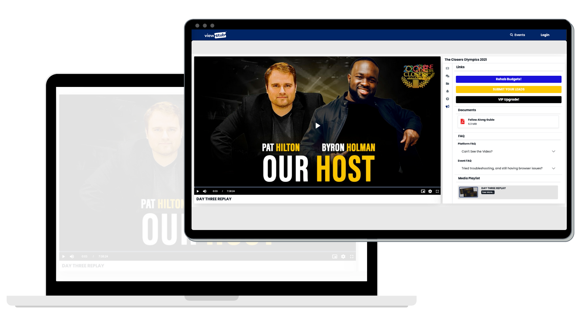 ViewStub Activate- Virtual Event & Streaming Software